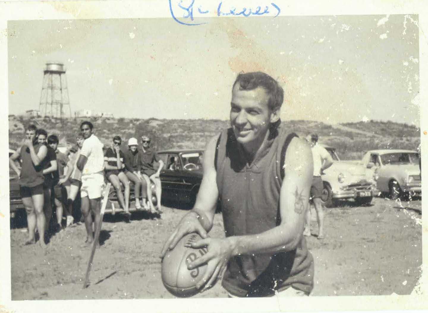 Rovers Pat Love at the Cooke Point salt flats oval – North Pilbara ...