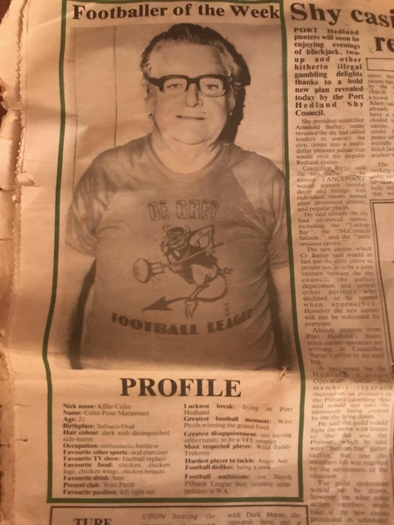 North Pilbara Football League History – "Toughen up princess you're in ...